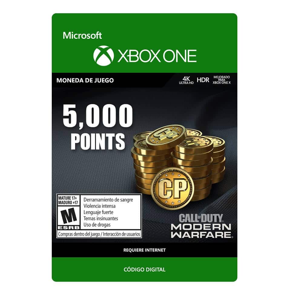 Buy 5000 Call Of Duty Modern Warfare Points Microsoft Store