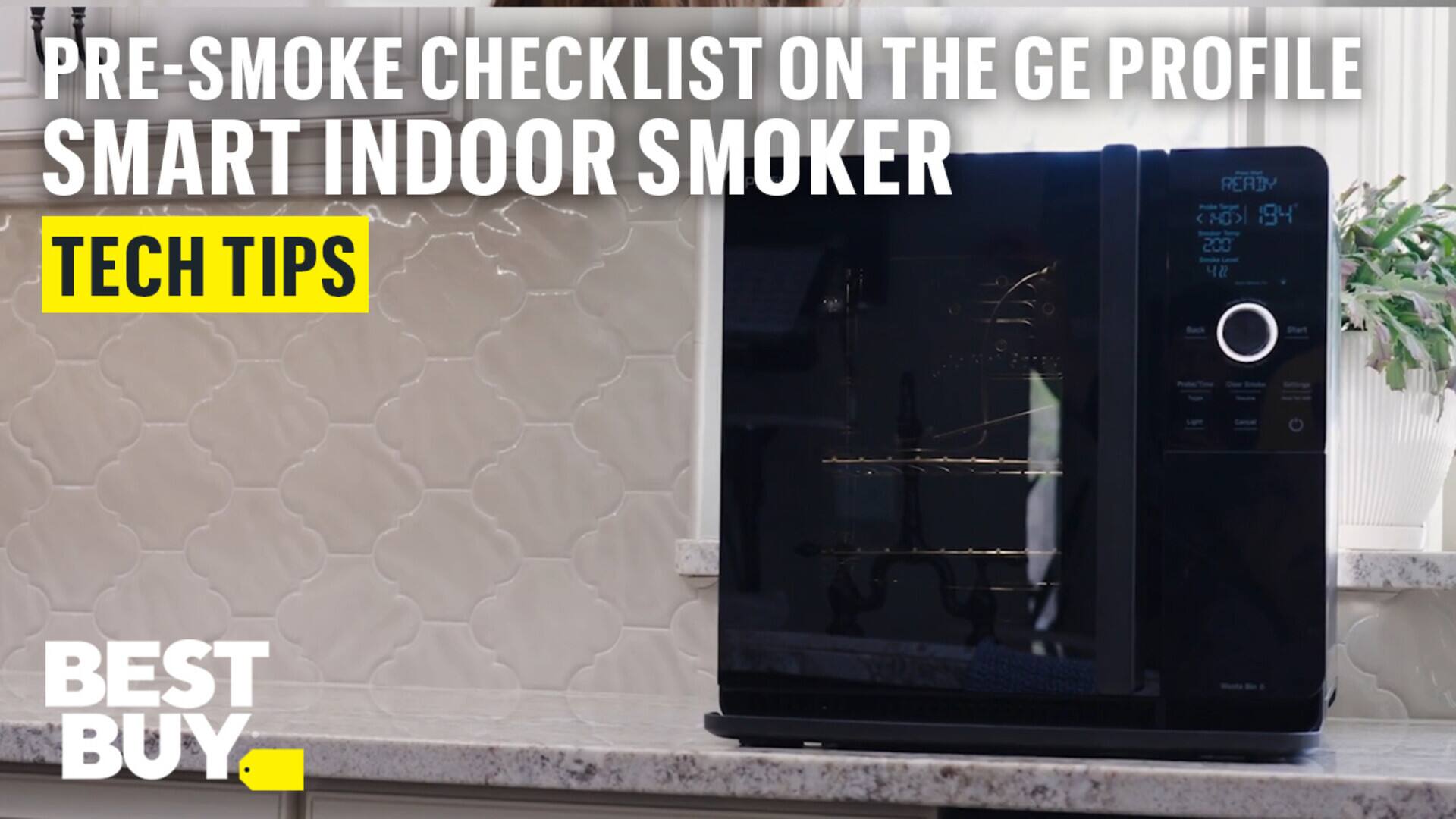 Customer Reviews: GE Profile Smart Indoor Smoker Black P9SBAAS6VBB ...