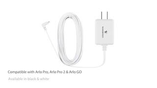 Best Buy: Wasserstein Power Adapter for Arlo Pro & Arlo Pro 2 Black ...