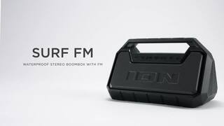 Best Buy: ION Audio Portable Boombox Speaker Black SURFFMBKXUS