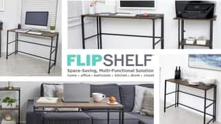 Best Buy: Flipshelf Workstation Brown 39347