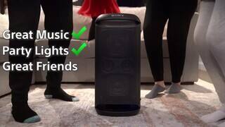 Customer Reviews: Sony XV500 X-Series Wireless Party Speaker Black ...