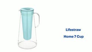 Best Buy: Lifestraw Home 7 Cup Plastic Water Pitcher Plastic Grey ...