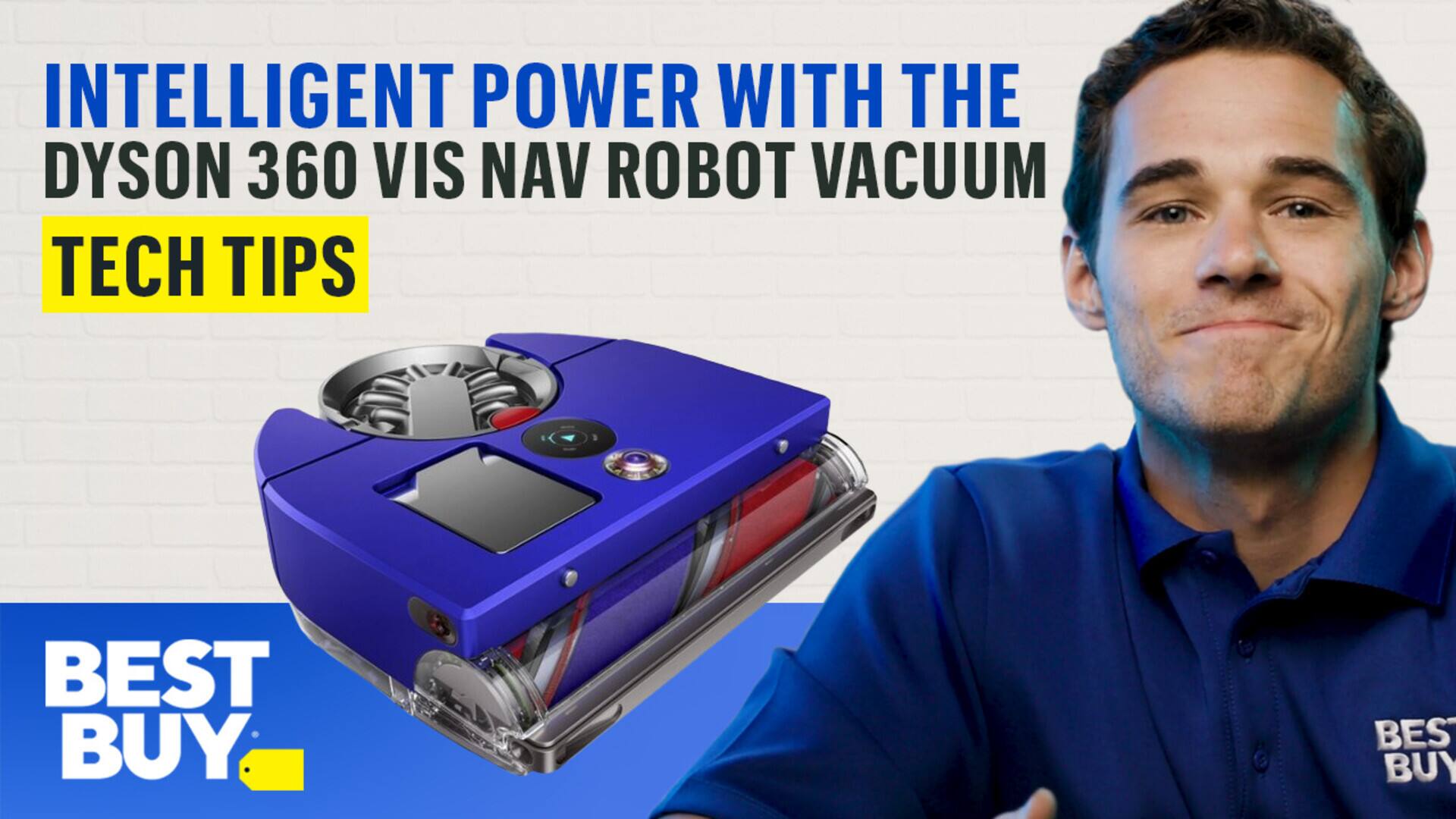 Customer Reviews: Dyson 360 Vis Nav Robot Vacuum Blue/Nickel 304619-01 ...