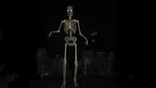 Best Buy: Seasonal Visions International 8ft Towering Skeleton with ...