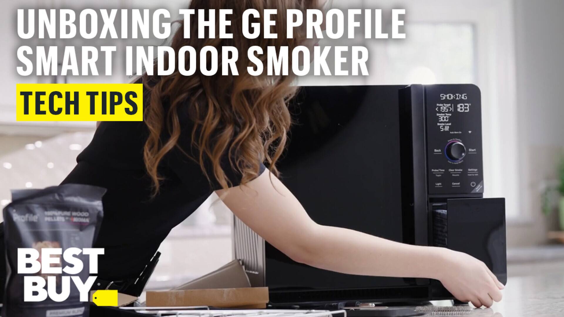 Customer Reviews: GE Profile Smart Indoor Smoker Black P9SBAAS6VBB ...