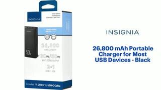 Best Buy: Insignia™ 26,800 mAh Portable Charger for Most USB Devices ...
