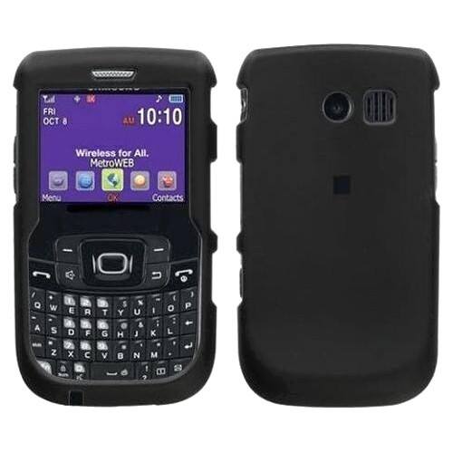 Best Buy: Fosmon Snap-On Rubberized Smartphone Case Black 219200