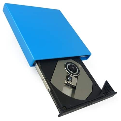 Best Buy: AGPtek 24x Read CD External USB 2.0 CD-Reader Drive Blue ...