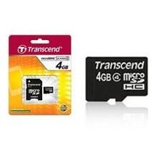 Best Buy: Transcend 4 GB MicroSD High Capacity (microSDHC) 1 Card/1 ...