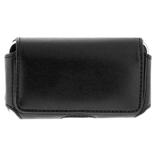 Best Buy: Fosmon Leather Case With Belt Clip For Optimus Net Black 500238