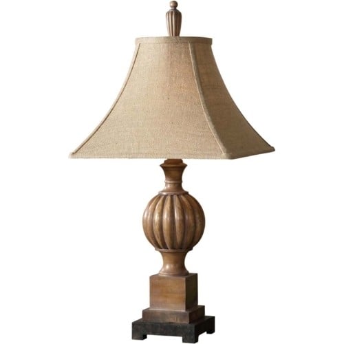 Best Buy: Uttermost Villamar Table Lamp 30H in. Warm Chestnut 26527