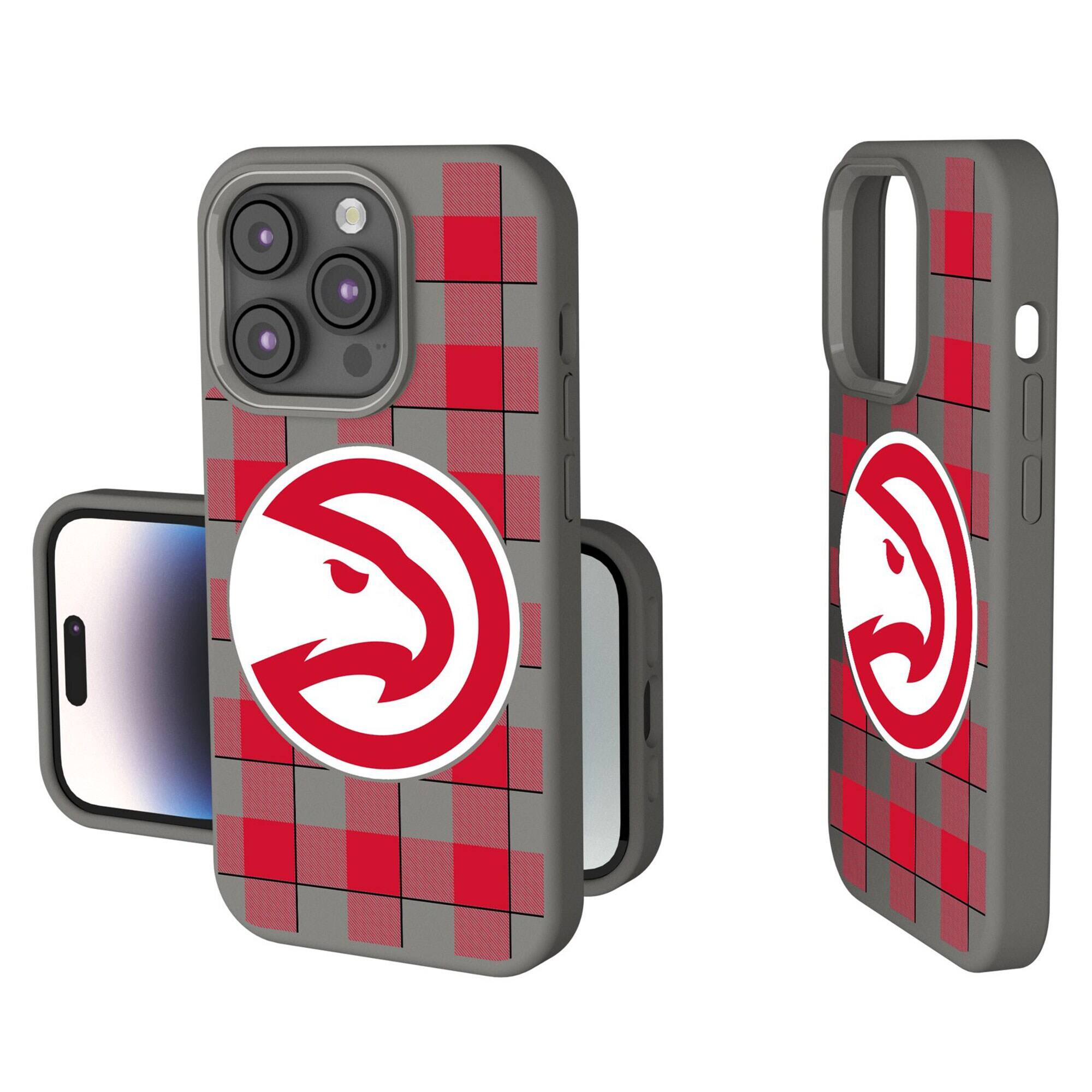 Keyscaper NBA Atlanta Hawks Plaid Soft Touch iPhone Case 14 Pro Max ...