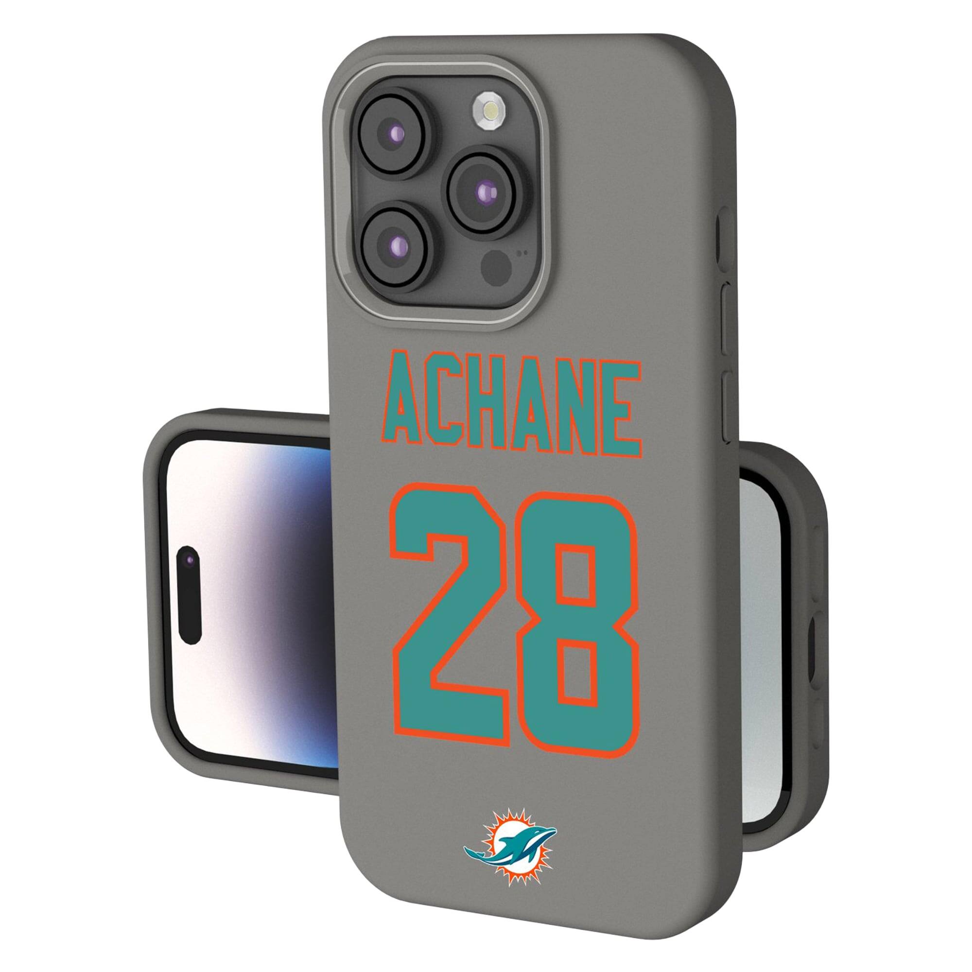 Keyscaper NFL De Von Achane Miami Dolphins Ready Soft Touch iPhone Case ...