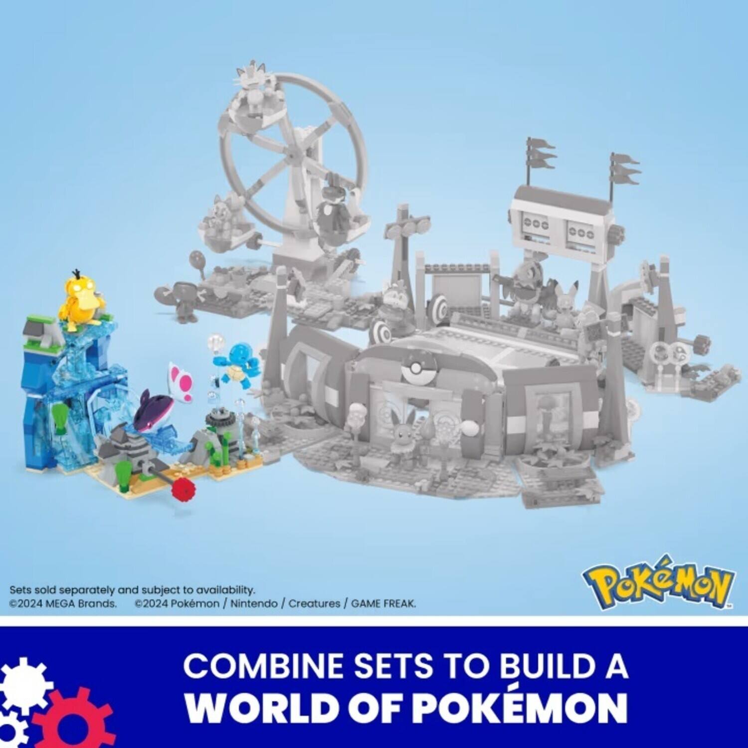 Mega Bloks Pokemon: Aquatic Adventure, 319 Piece Building Toy Set ...