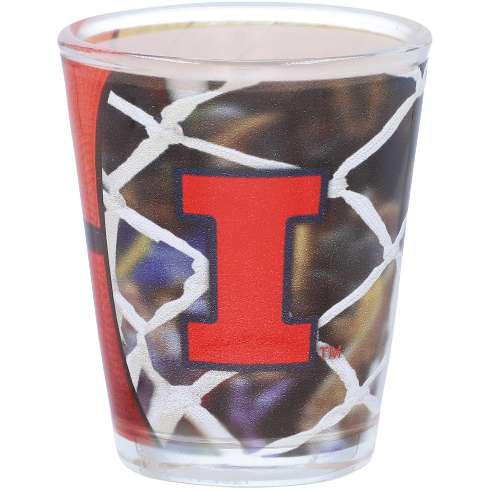 Indigo Falls Illinois Fighting Illini 2oz. Basketball Collector Shot ...