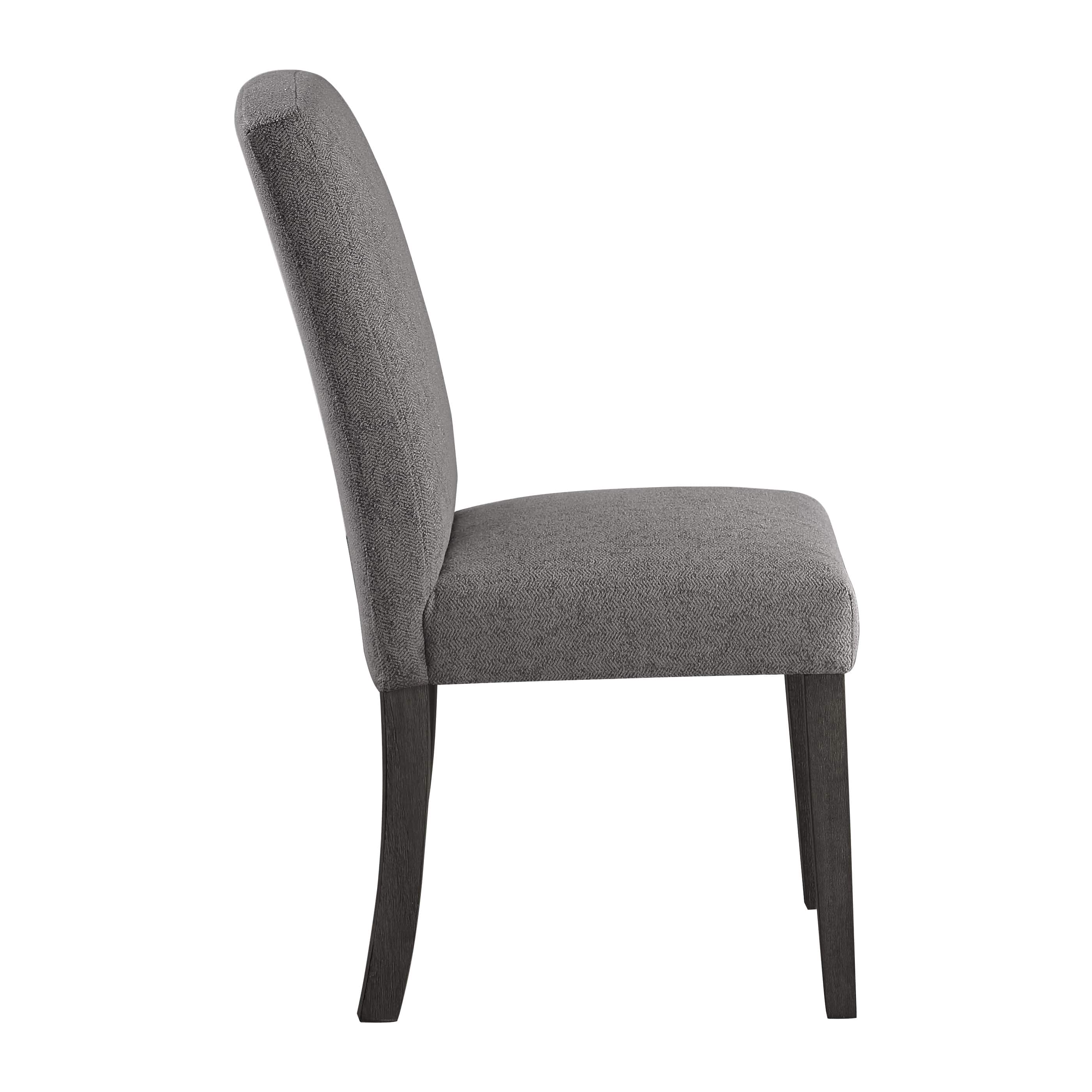 Best Buy: OSP Home Furnishings Everly Dining Chair 2 Pack Charcoal EVY2-T51