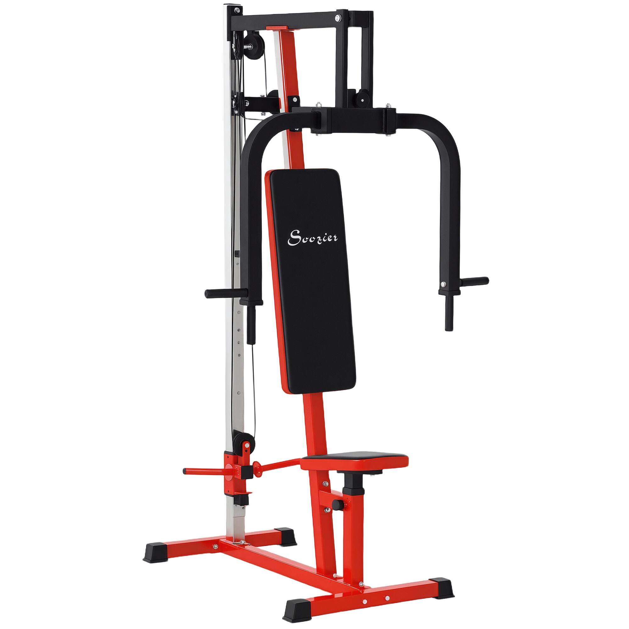 Soozier Chest Fly Machine and Chest Press Station, Delt Machine Home ...