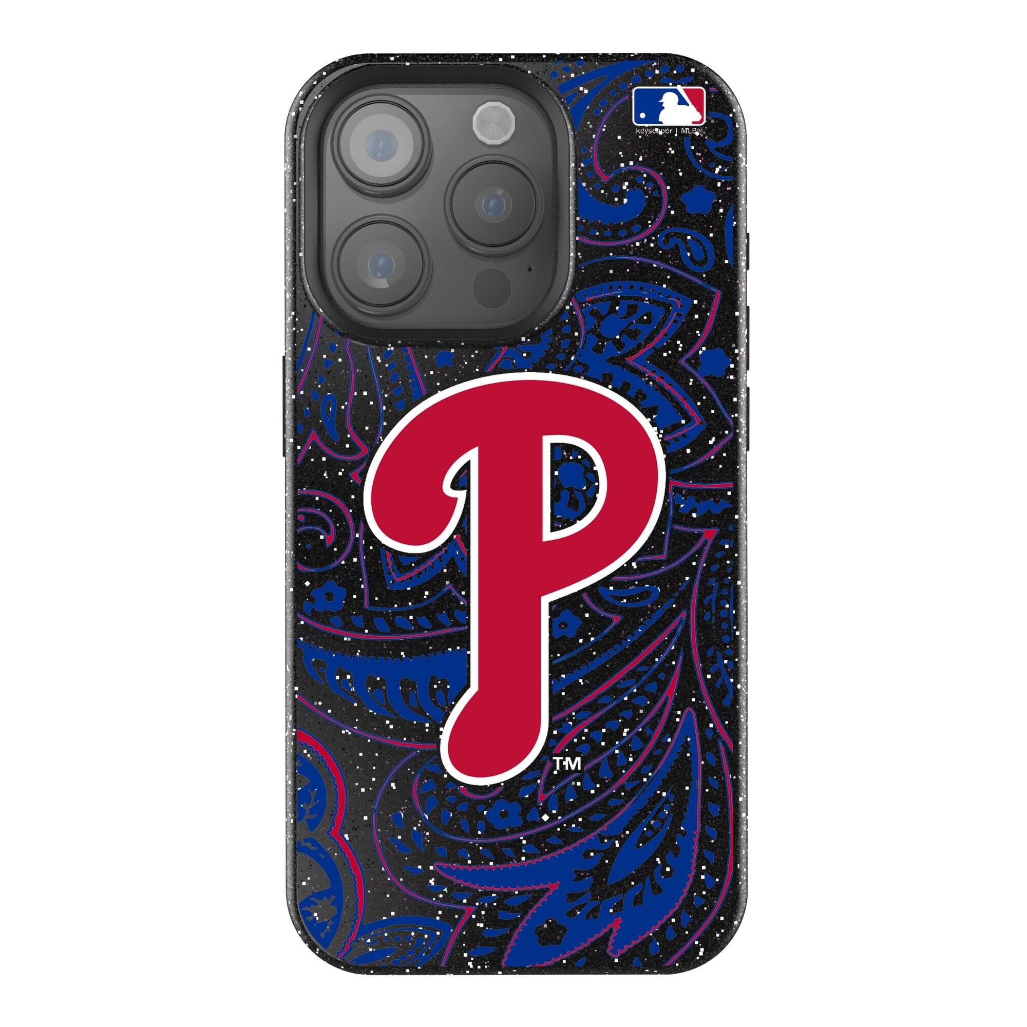 Keyscaper MLB Philadelphia Phillies Paisley Bling iPhone Case 14 Pro ...