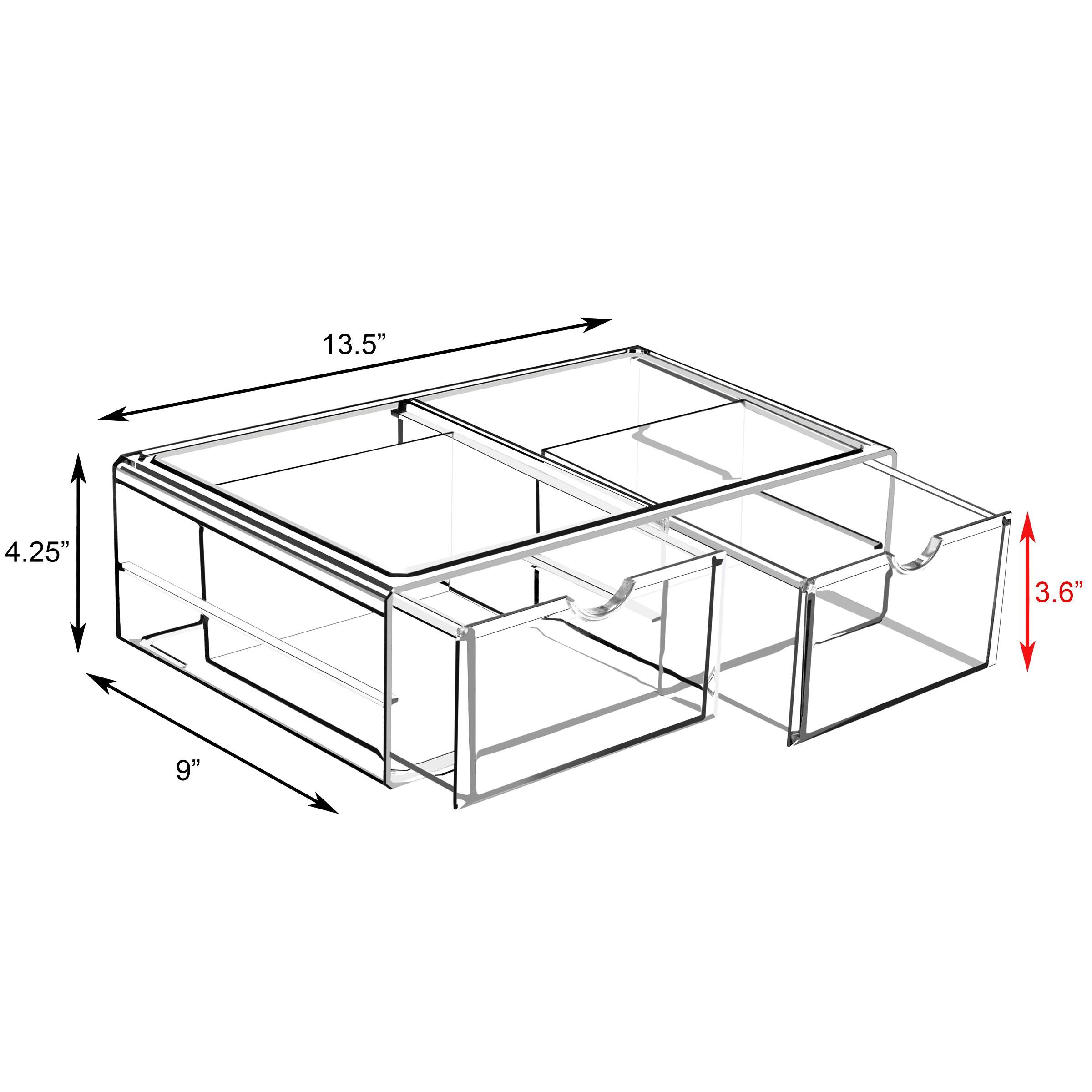 Sorbus Makeup Storage Organizer Drawer (XL) Clear MUP-L5 - Best Buy