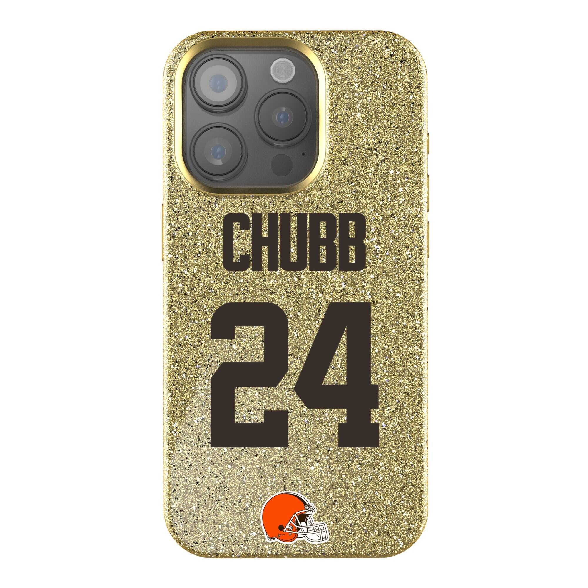 Keyscaper NFL Nick Chubb Cleveland Browns Bling iPhone Case 16 Pro Max ...