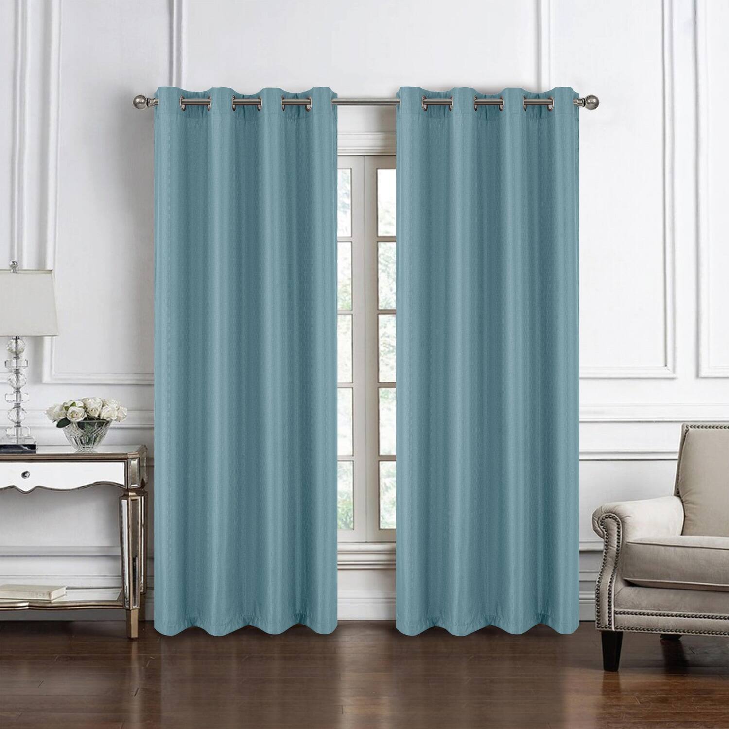 RT Designers Collection 100% Polyester 140 GSM Sedona Jacquard Grommet ...