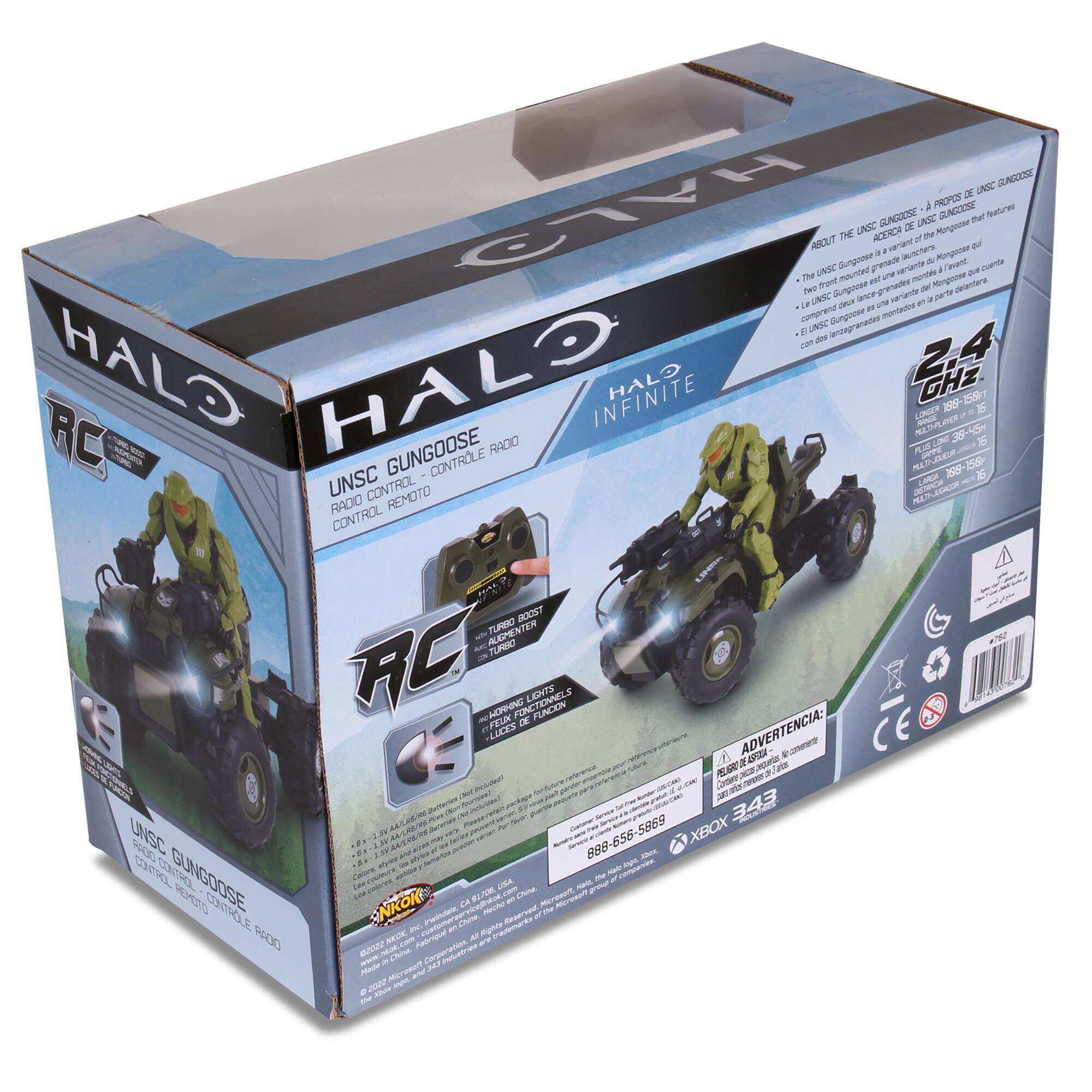 Best Buy: NKOK Halo Infinite: RC Gungoose & Master Chief G0698143007620