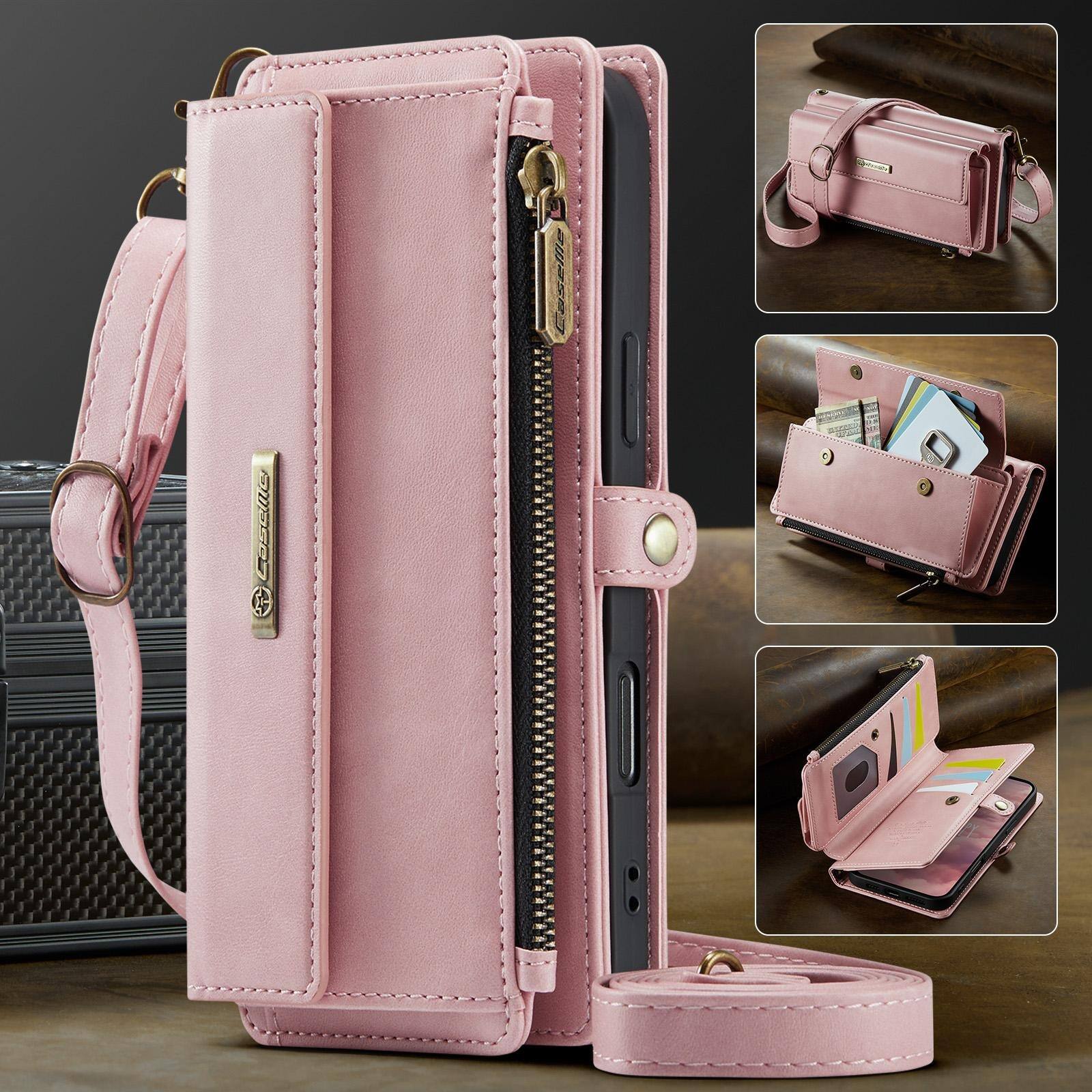 UUCOVER For Apple iPhone 18 Pro Max Crossbody Zipper Wallet Folio Case ...