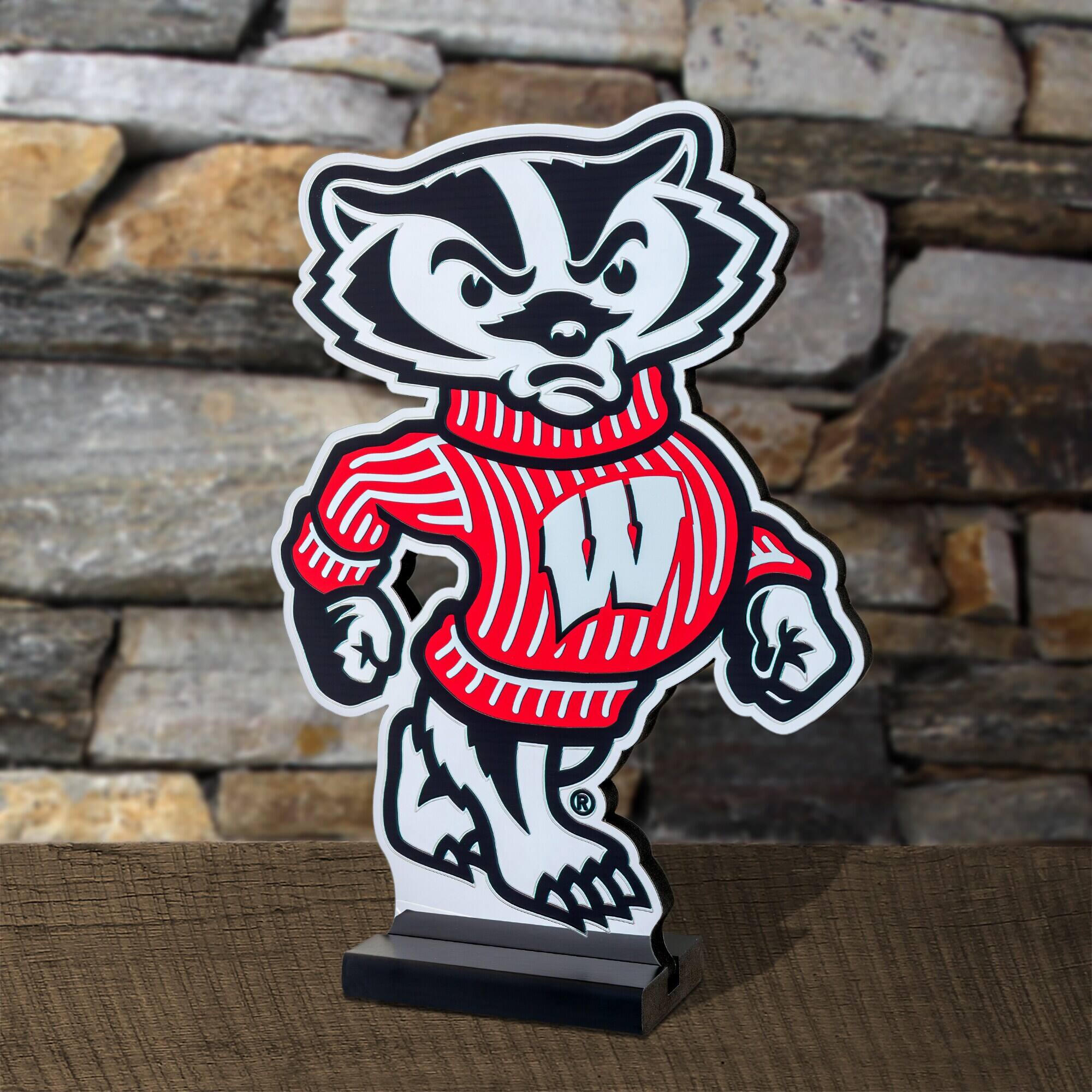 Sporticulture Wisconsin Badgers LED Infinity Logo Light Red 203081453 ...