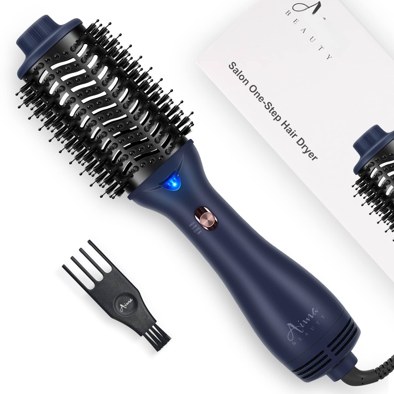 Reds Spade Hair Dryer Brush Blow In One Round Ionic Hot Air Styler ...