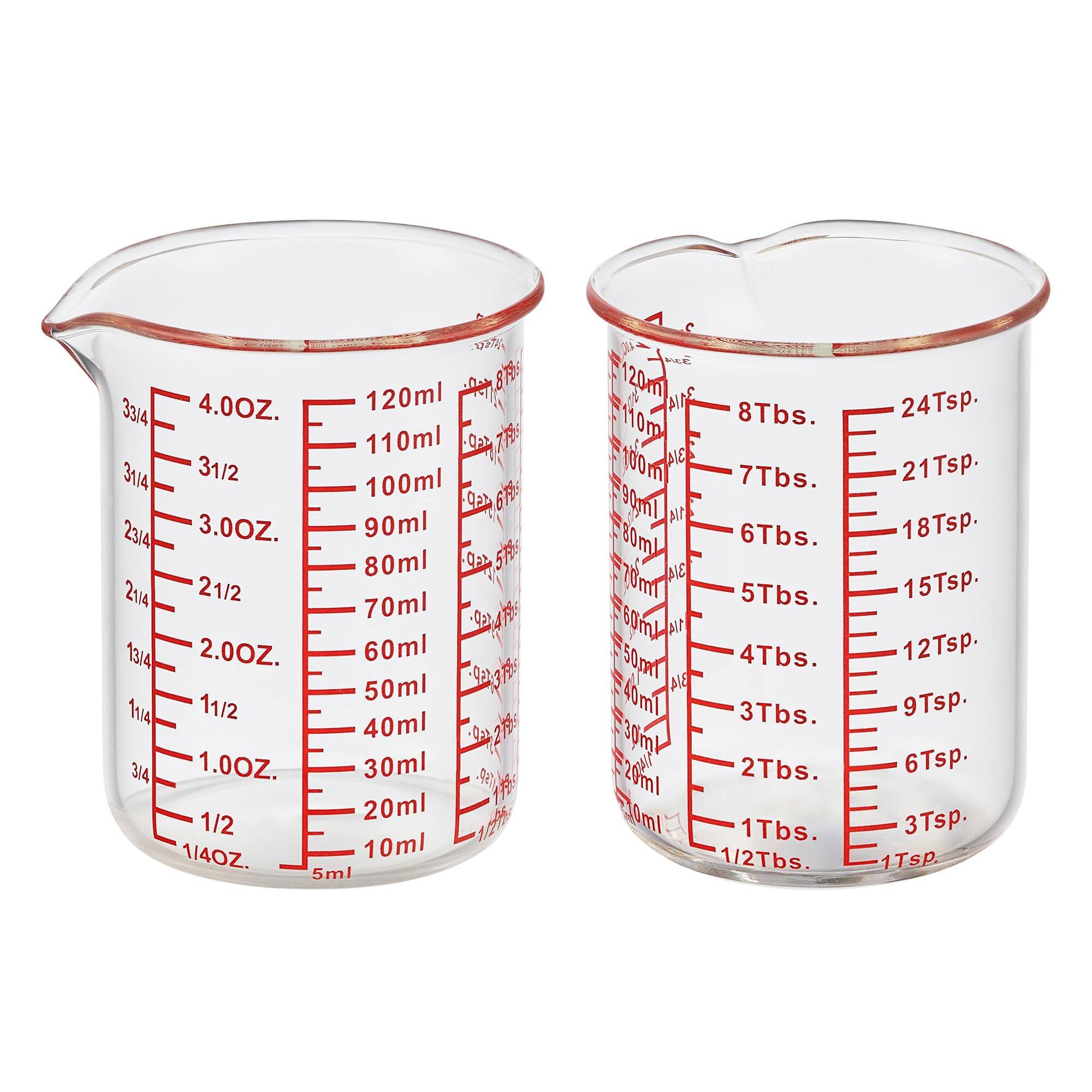 Dapper Styles Ackers High Borosilicate Glass Measuring Cup Set With ...