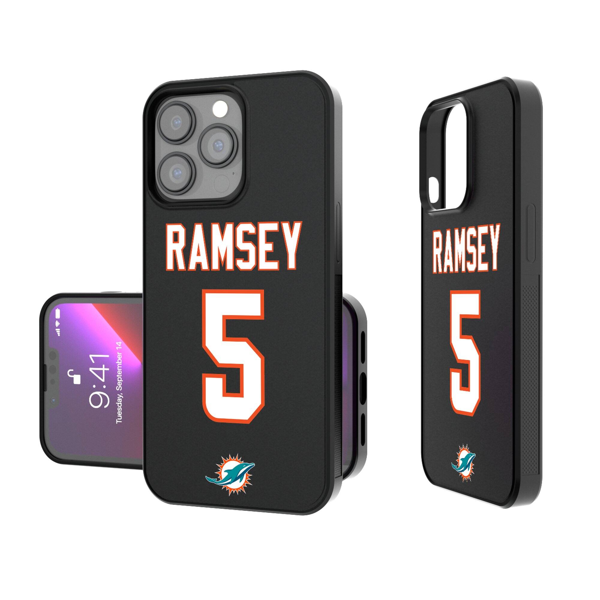 Keyscaper NFL Jalen Ramsey Miami Dolphins iPhone Bump Case 14 Pro Max ...