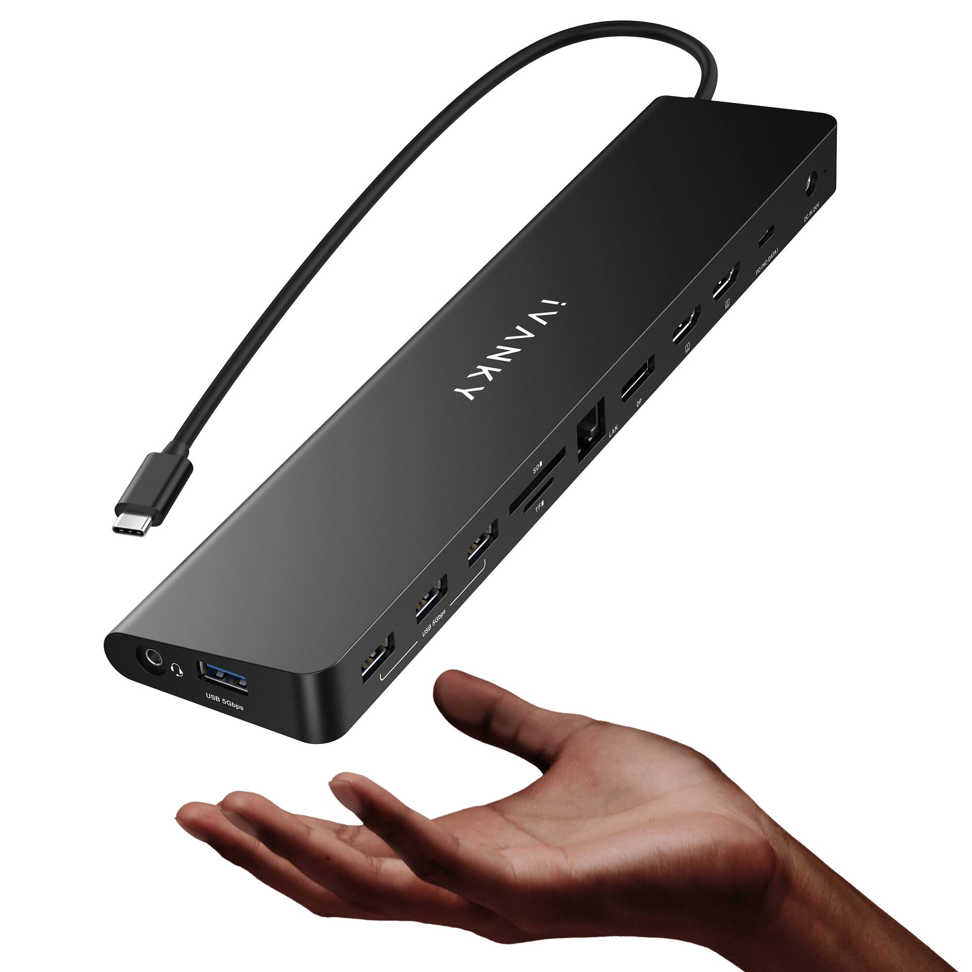 iVANKY Laptop Docking Station with 100W Power Adapter USB C 13 in 1 ...