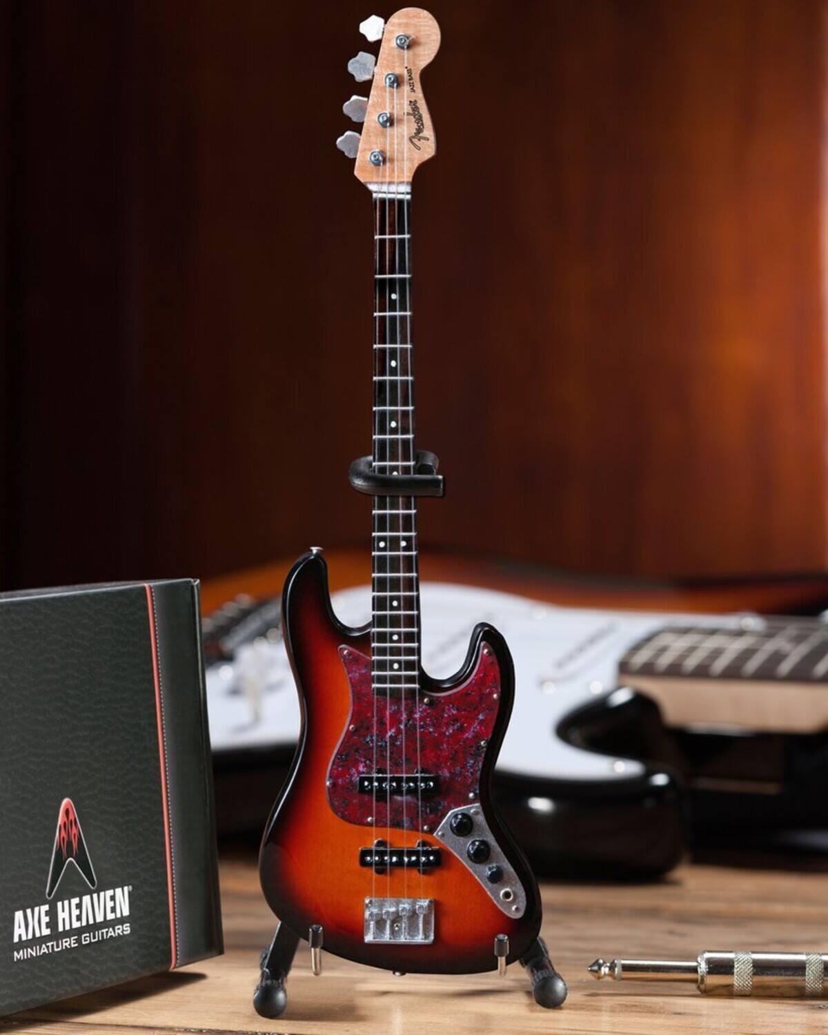 Axe Heaven Fender Jazz 3 Color Sunburst Miniature Bass Replica FJ 002 ...