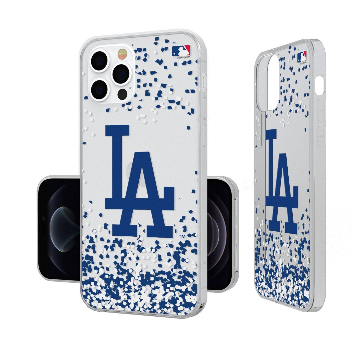 Keyscaper MLB Los Angeles Dodgers iPhone Confetti Design Clear Case 14 ...