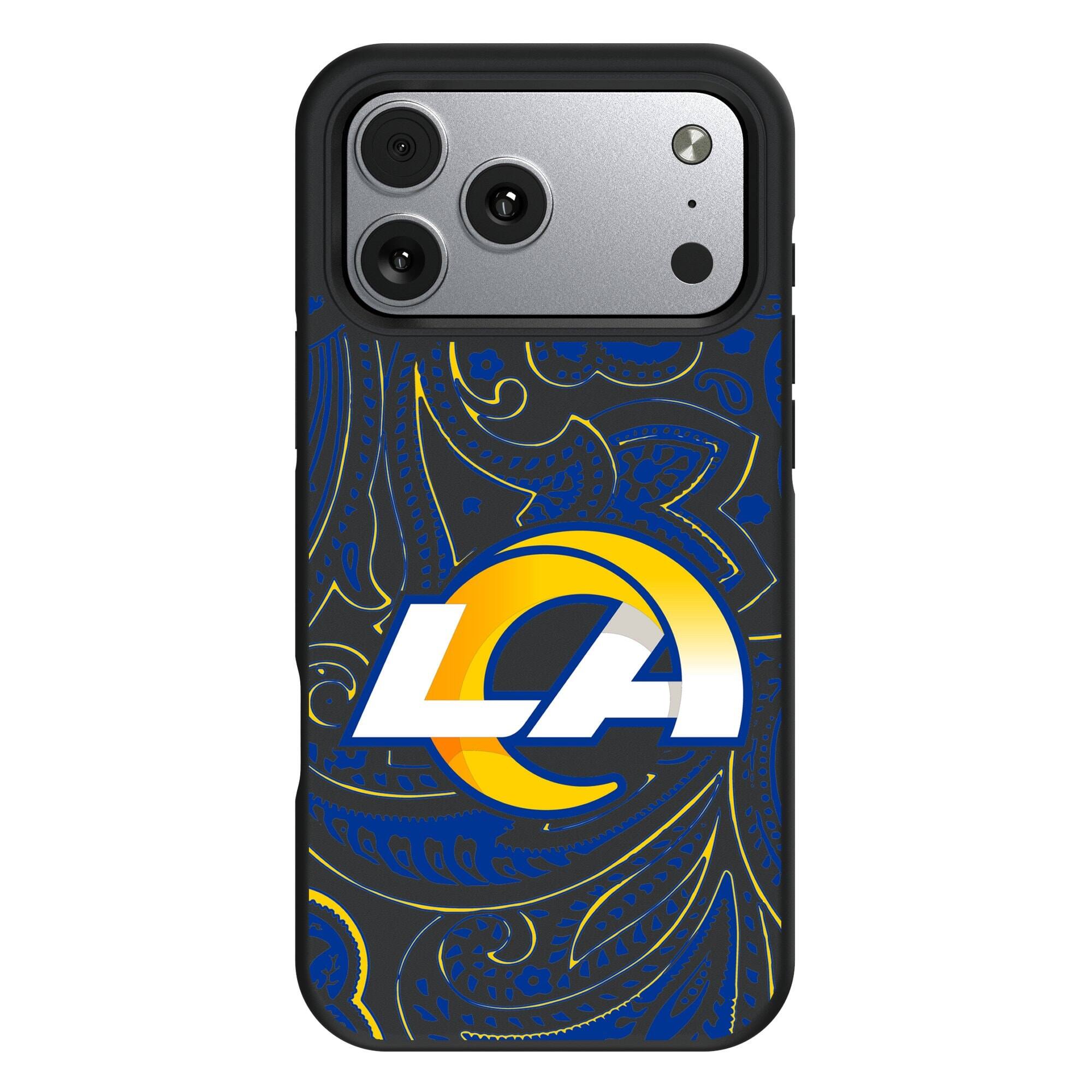 Keyscaper NFL Los Angeles Rams iPhone Paisley Design Bump Case 13 Pro ...
