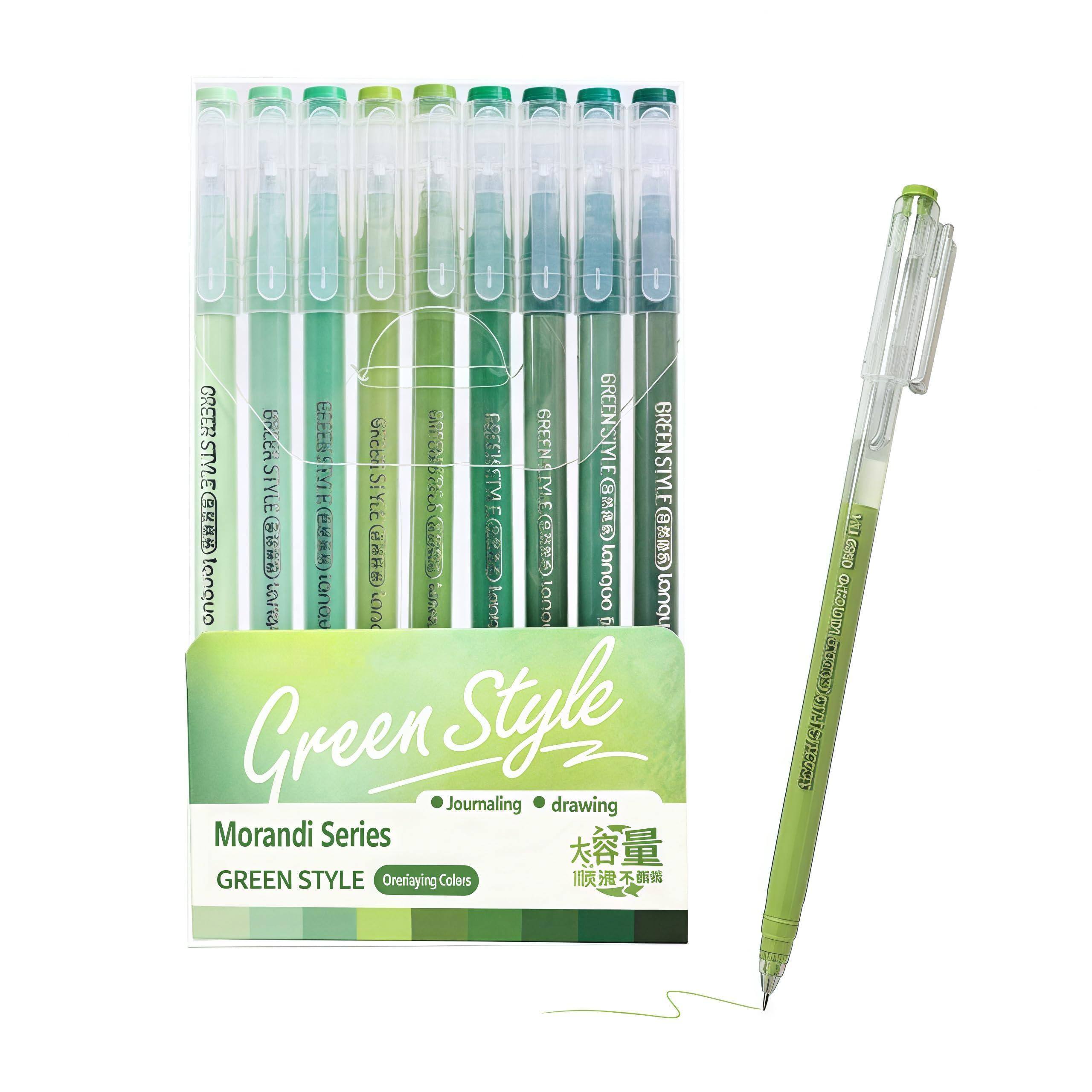 Paradigms Interiors 9 Gel Pens Set Fine Point For Paper & Cute ...