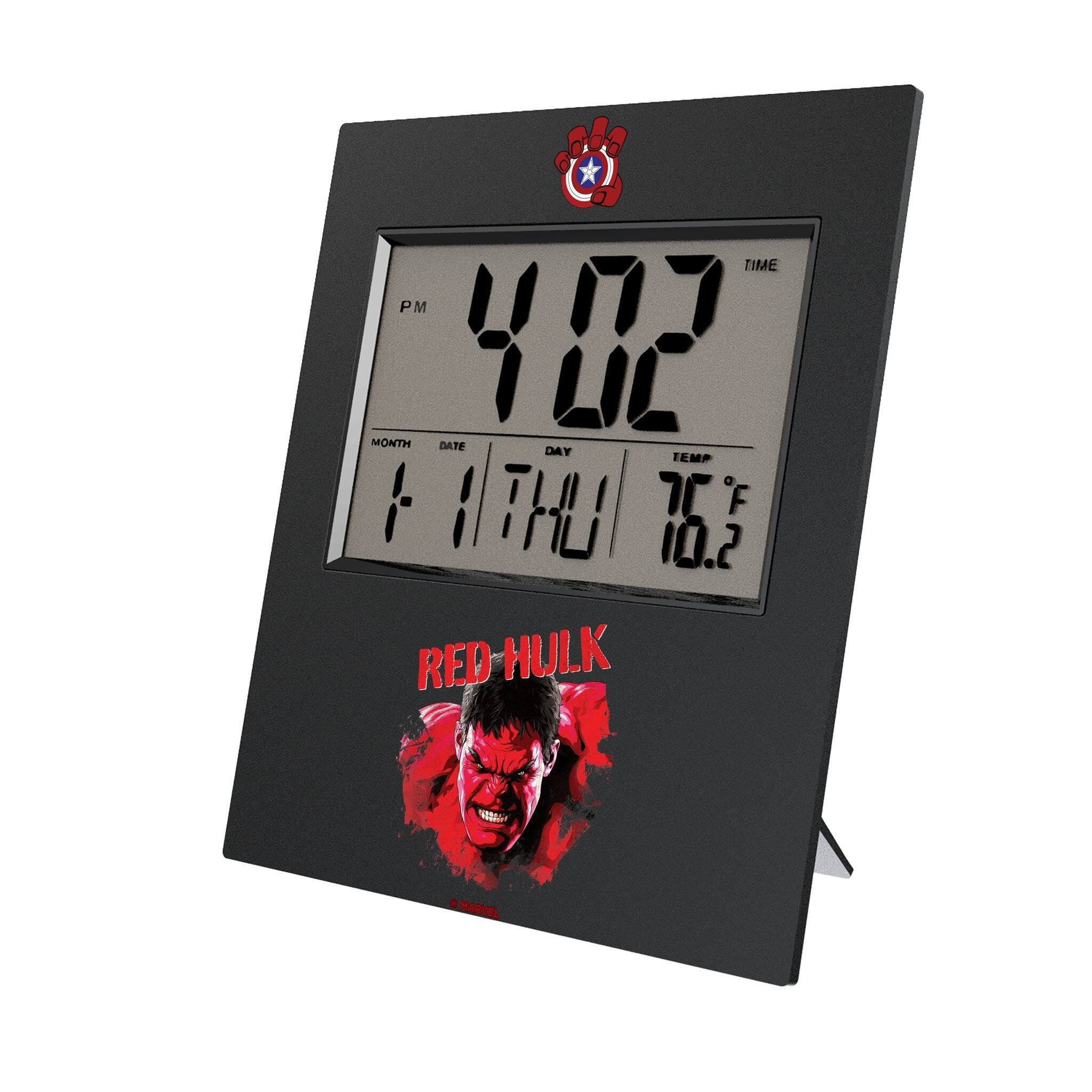Keyscaper Marvel Badge Wall Clock Red Hulk KCKWL1 - Best Buy