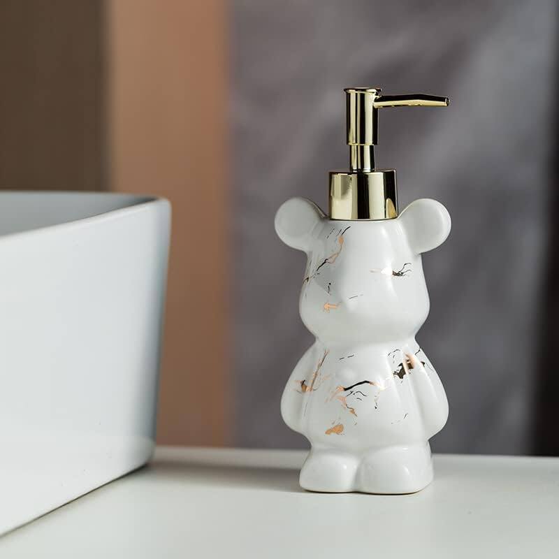 Dapper Styles Small Bathroom Soap Dispenser With Pump Cute Bear shaped ...