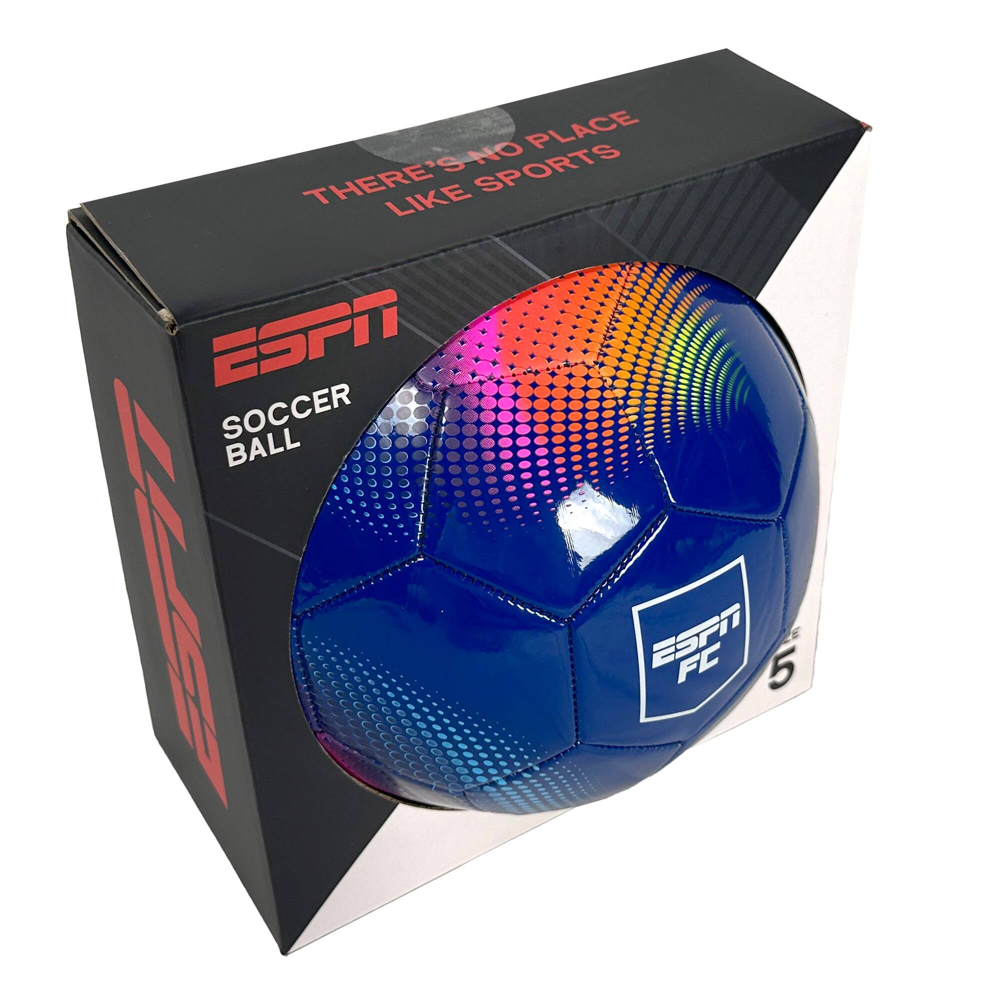 ESPN High Spec Size 5 Soccer Ball 3.0mm Blue 5530631 - Best Buy