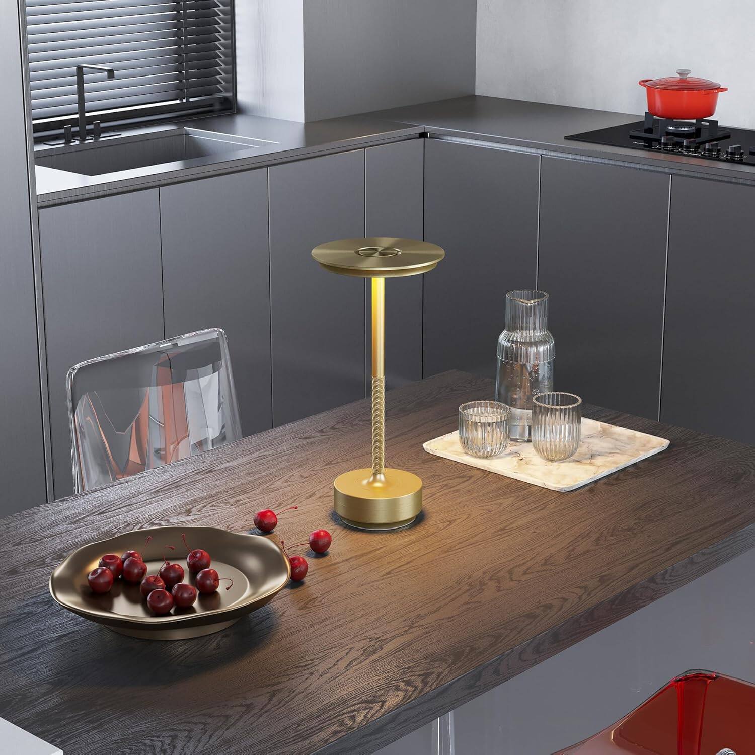 Stamp n Camp Cordless Table Lamps Rechargeable Portable 5000mAh Battery ...