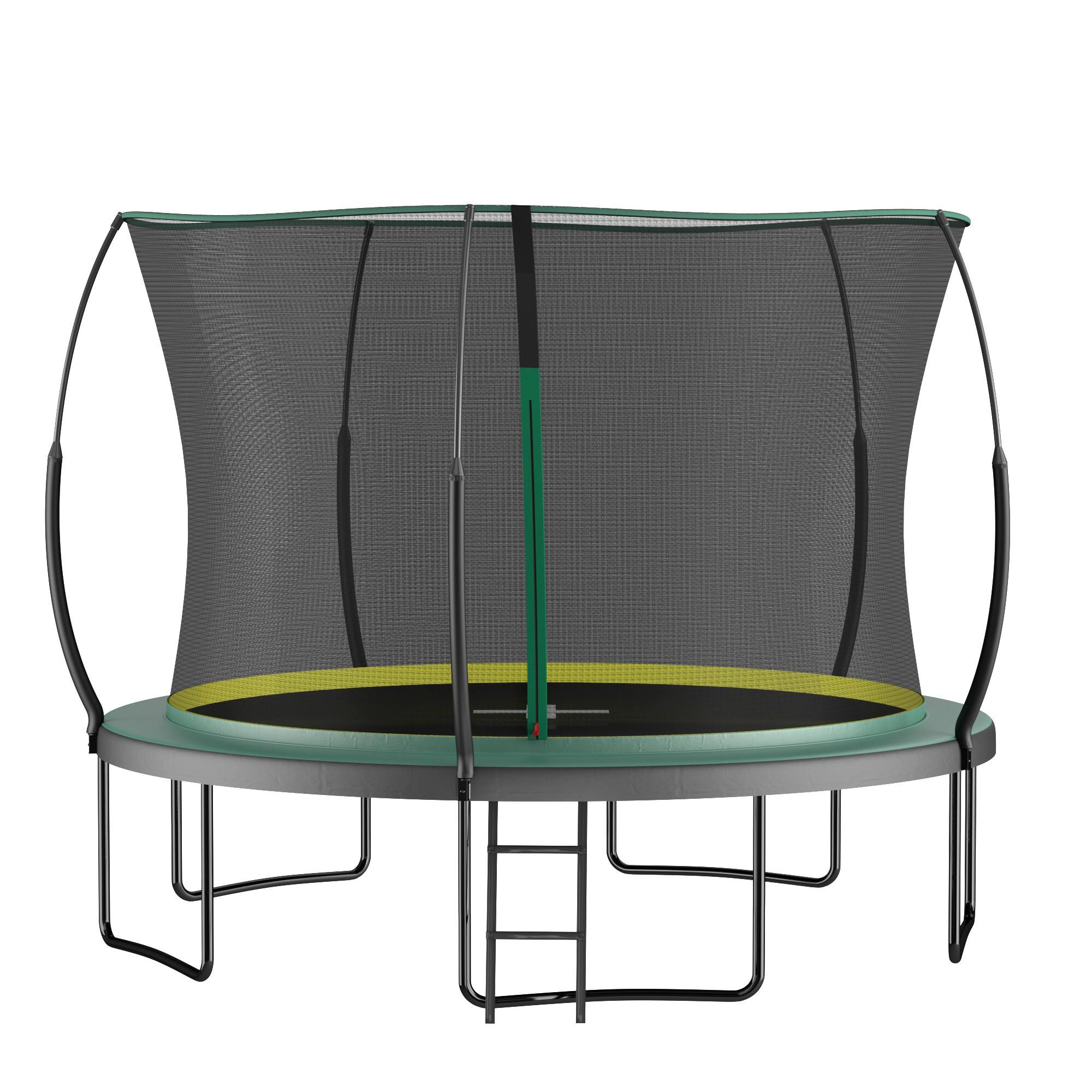 Glintex 12FT Springfree Trampoline with Bungee System, No Gap Safety ...
