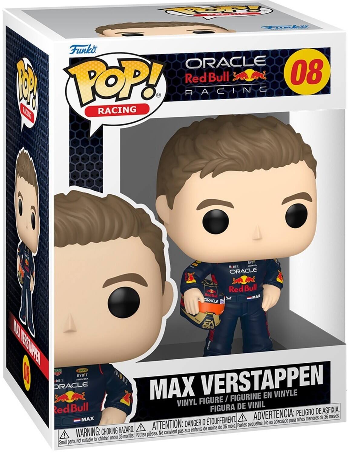 Funko POP! Racing: Racing Max Verstappen with Helmet Collectibles ...