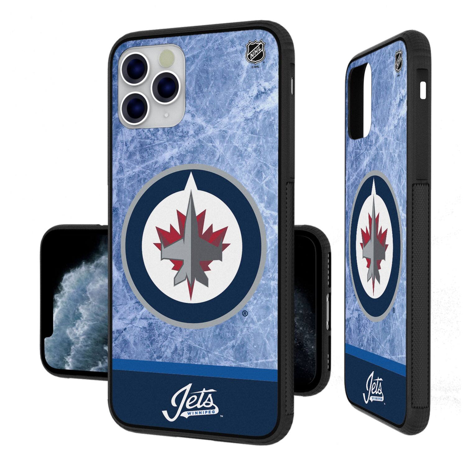 Keyscaper NHL Winnipeg Jets iPhone Bump Ice Design Case 14 Multicolor ...