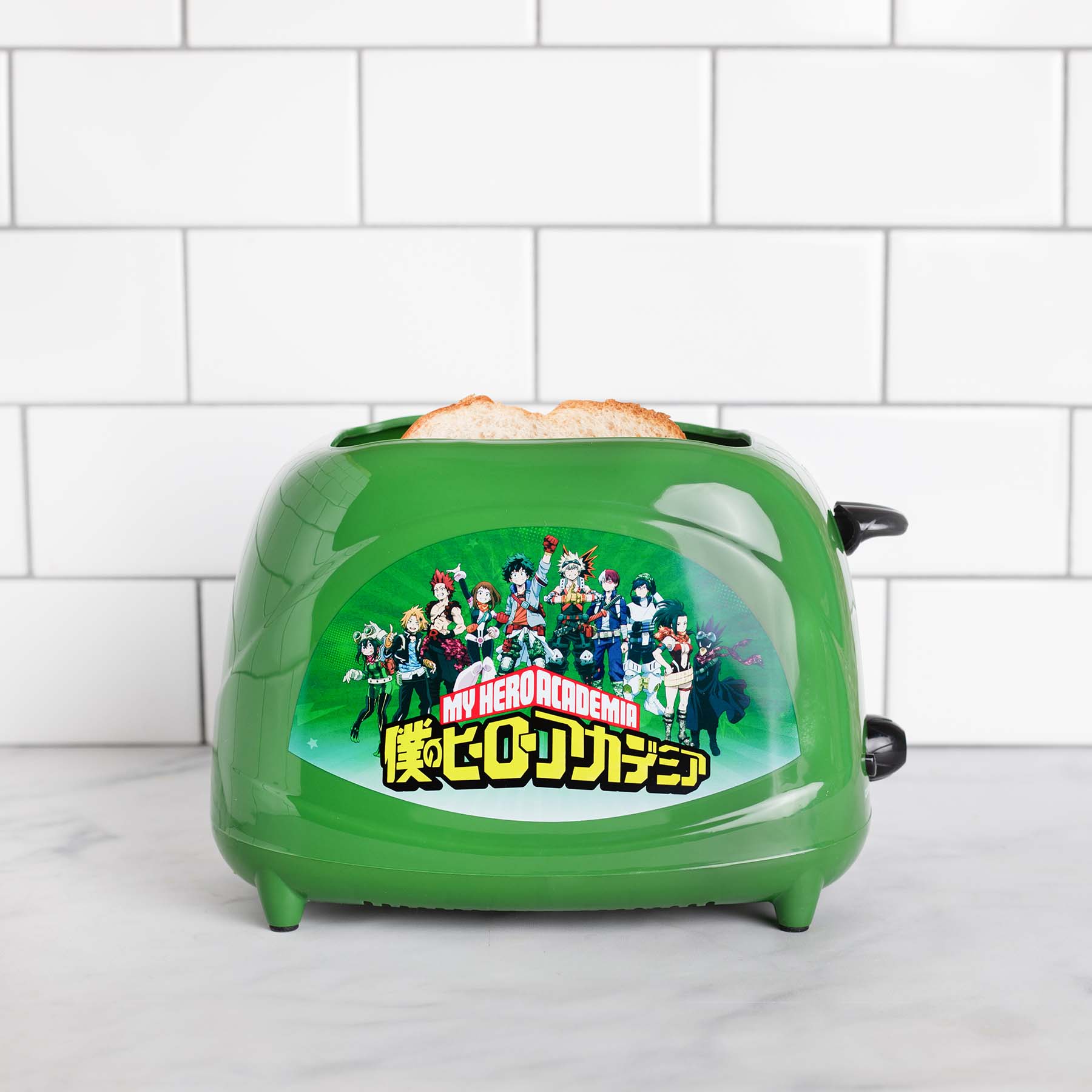 Best Buy: Uncanny Brands My Hero Academia Two-Slice Toaster Green TSTE ...