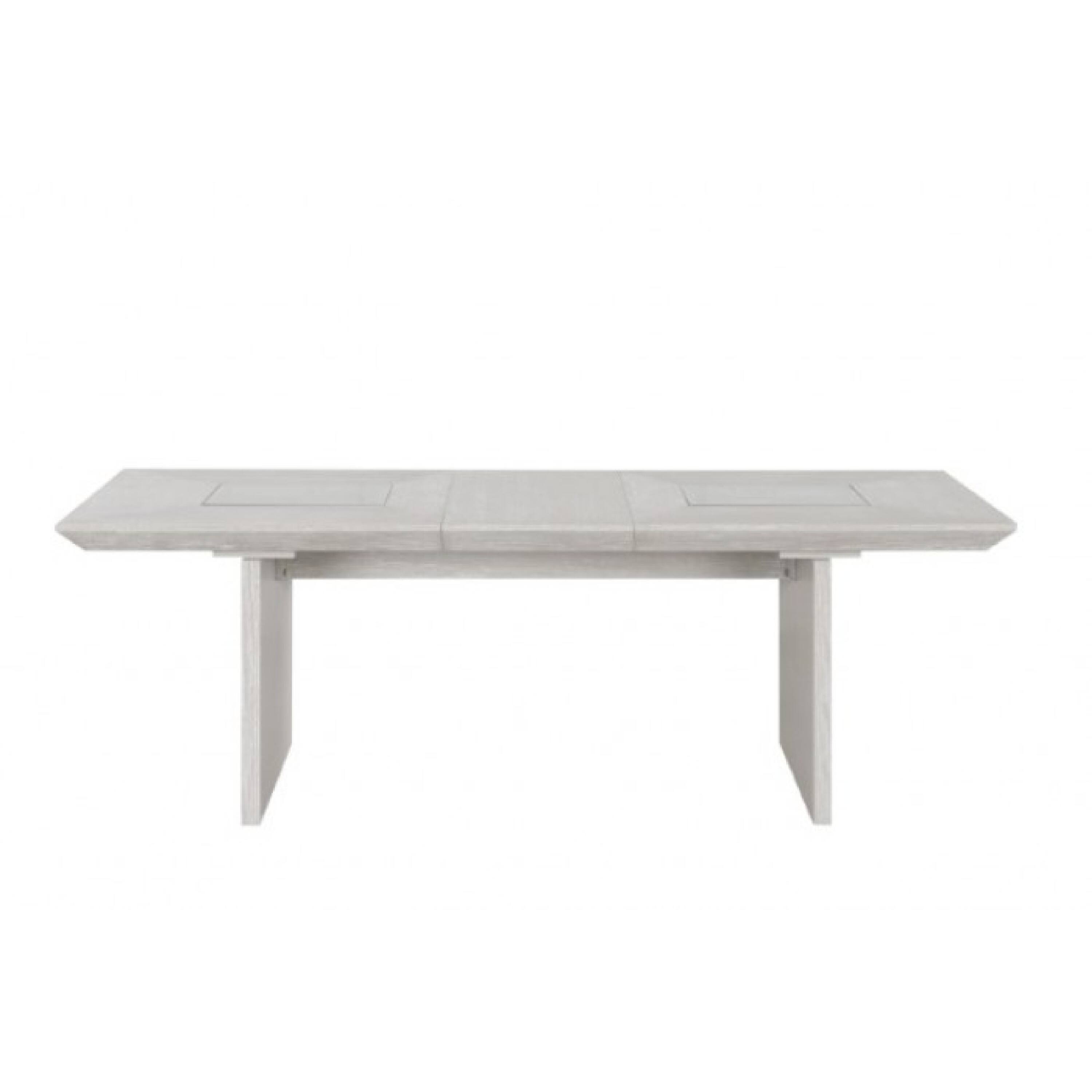 Manhattan Lane Diaz 72 90 Inch Extendable Dining Table, Glass and Wood ...