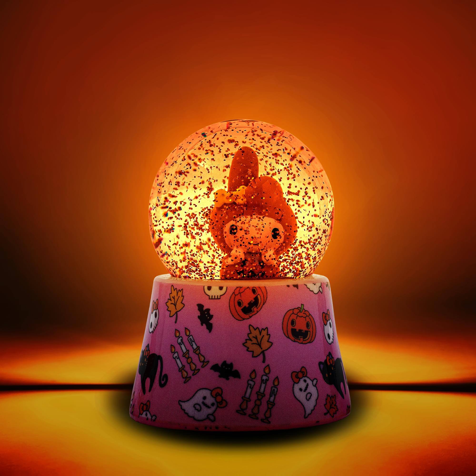 Silver Buffalo Sanrio My Melody Halloween Mini Light Up Snow Globe | 3 ...