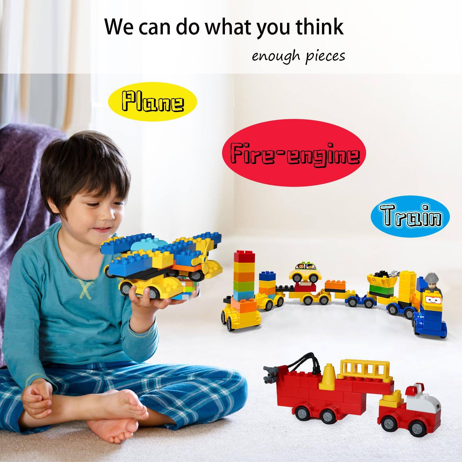 Leash Valley Building Blocks For Car Set Classic Bricks Compatible With ...