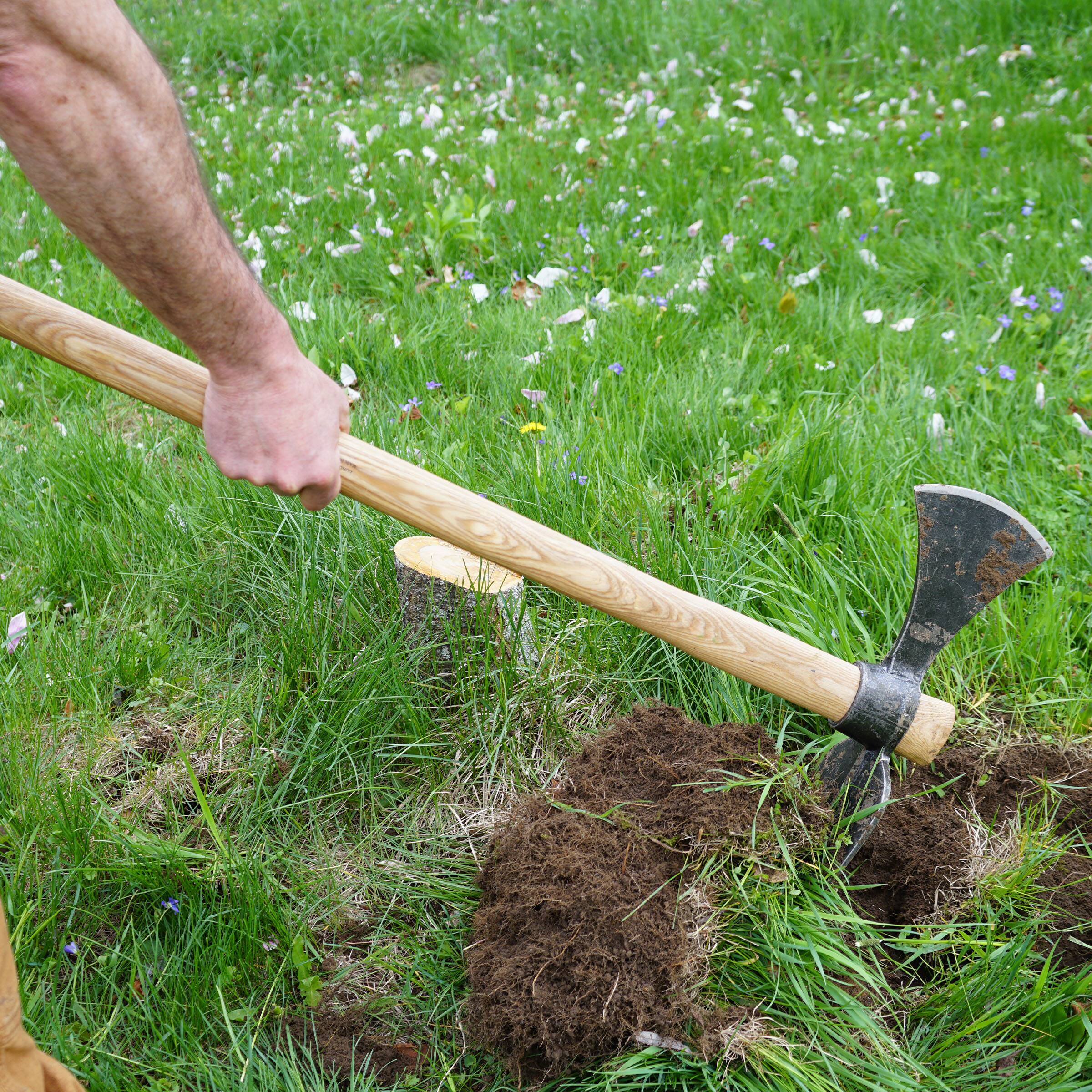 Kings County Tools Cutter Mattock Digging Tool 42” Garden Hoe and Hand ...