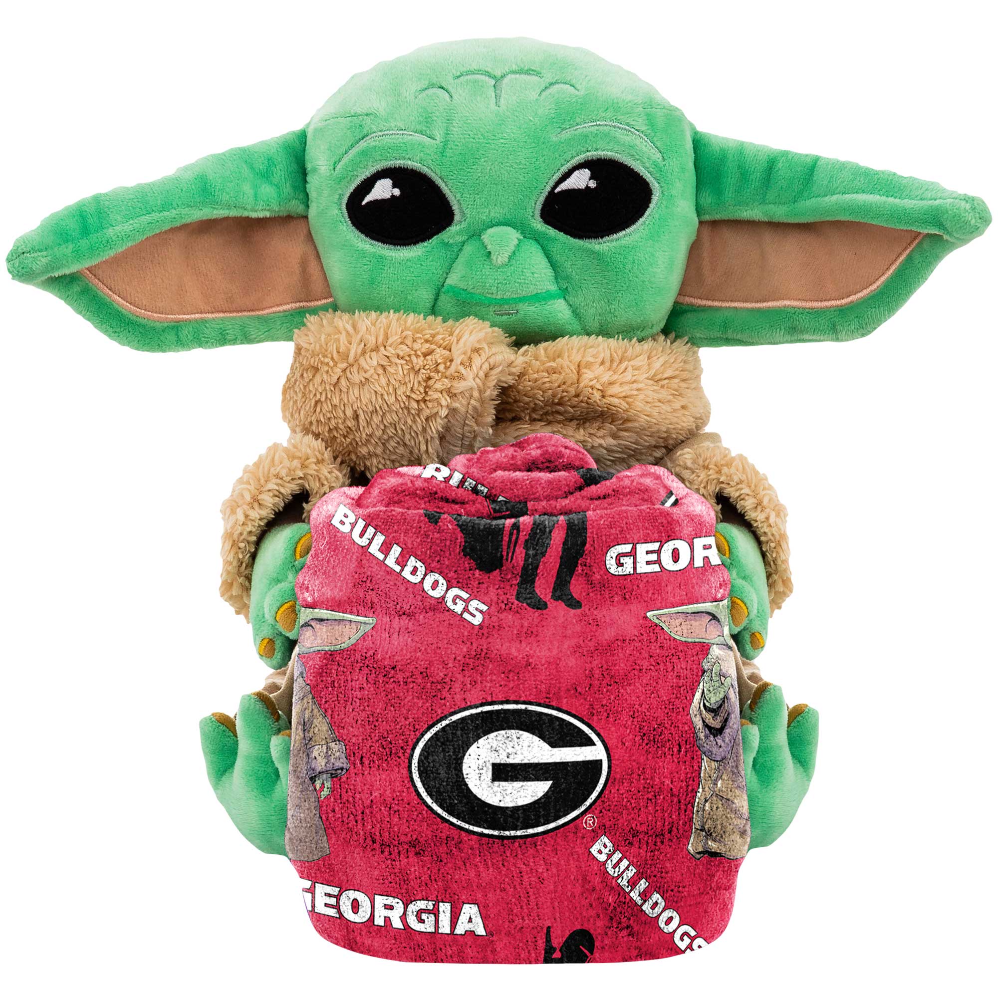 Northwest Georgia Bulldogs Grogu Hugger Pillow & Silk Touch Throw Set ...